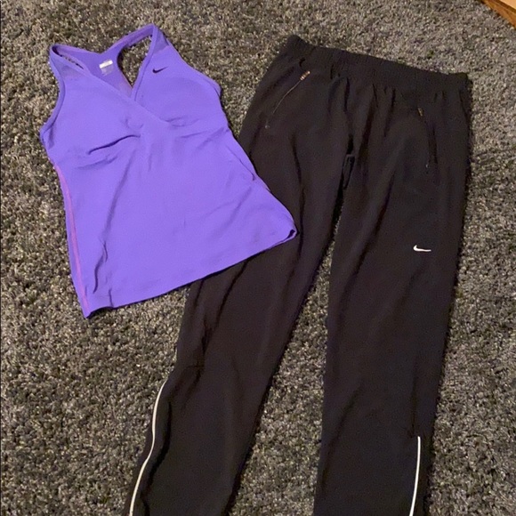 Nike | Tops | New Razor Back Nike Top With Free Nike Pants | Poshmark